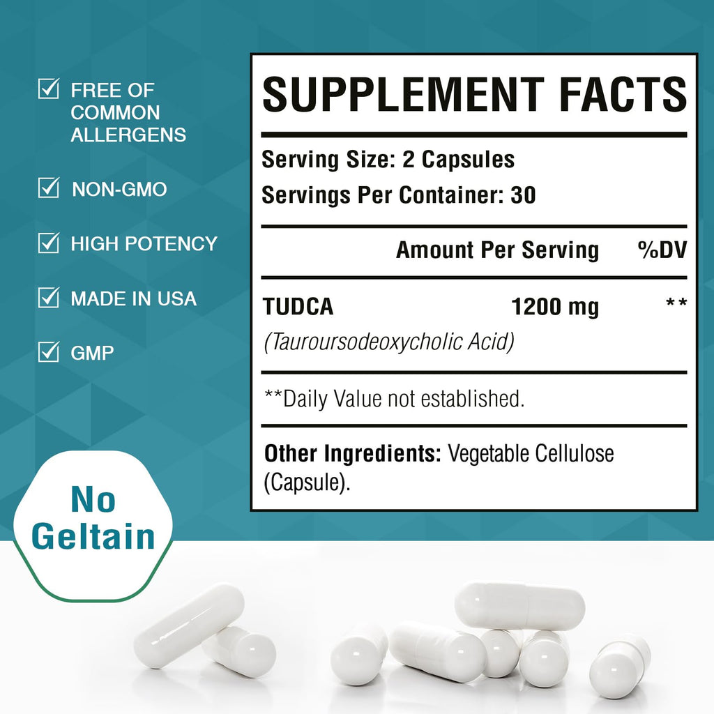 TUDCA capsules for daily wellness