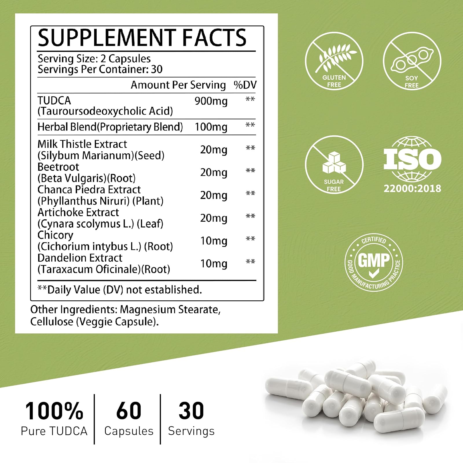 TUDCA capsules for digestive wellness