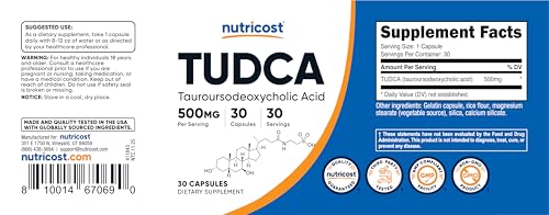 Tudca capsules for optimal nutrition