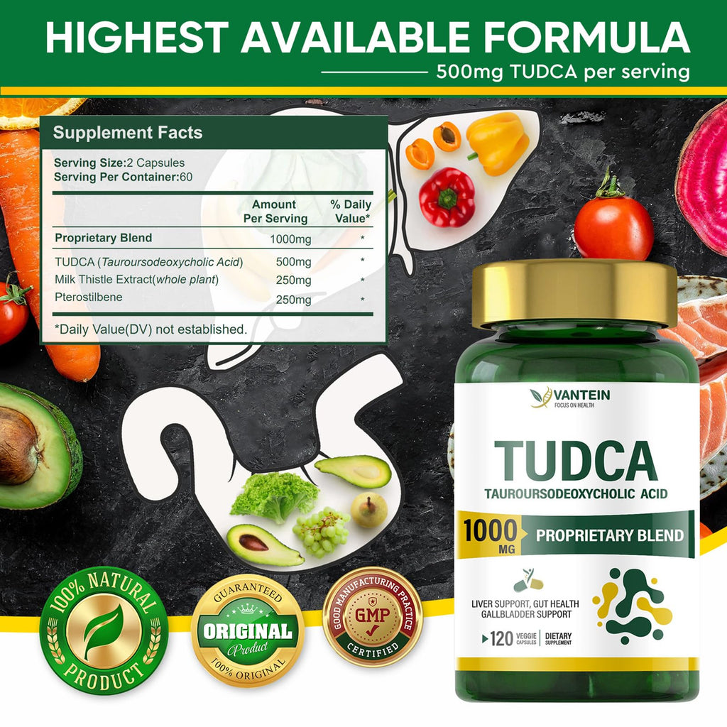 TUDCA capsules for overall wellness
