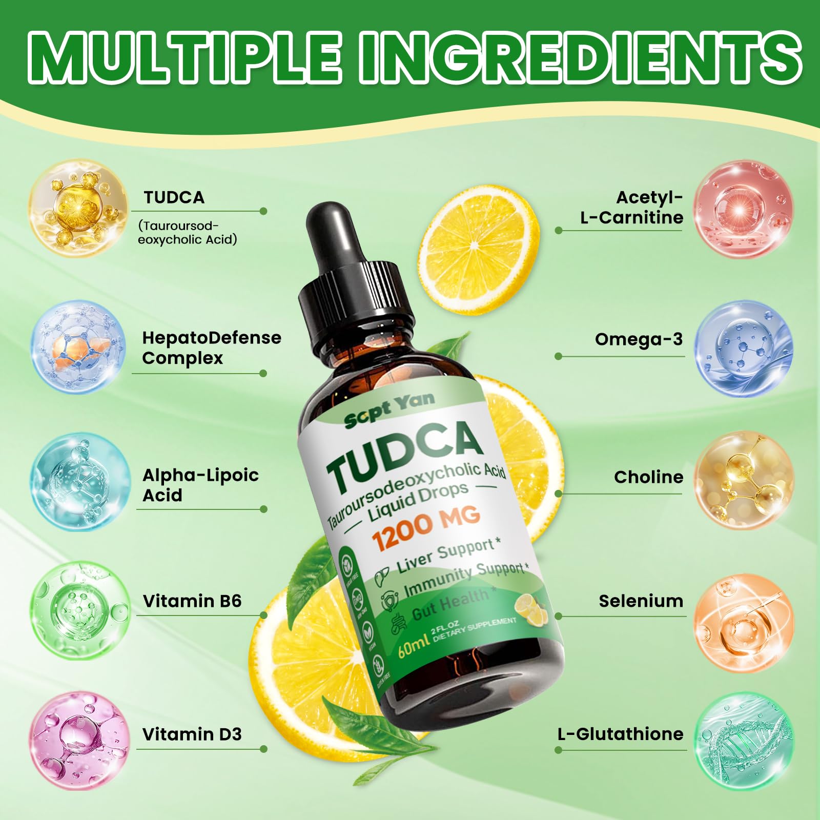TUDCA drops for digestive wellness