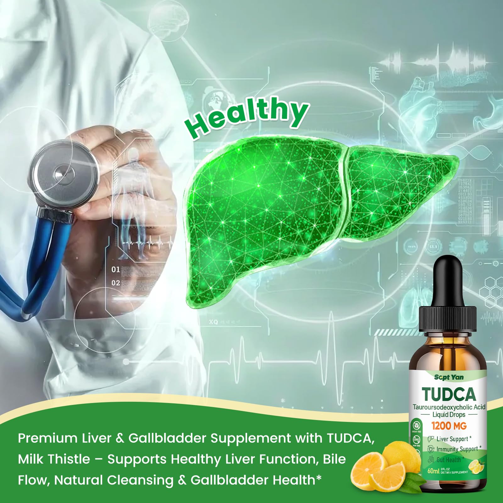 TUDCA liquid for overall vitality