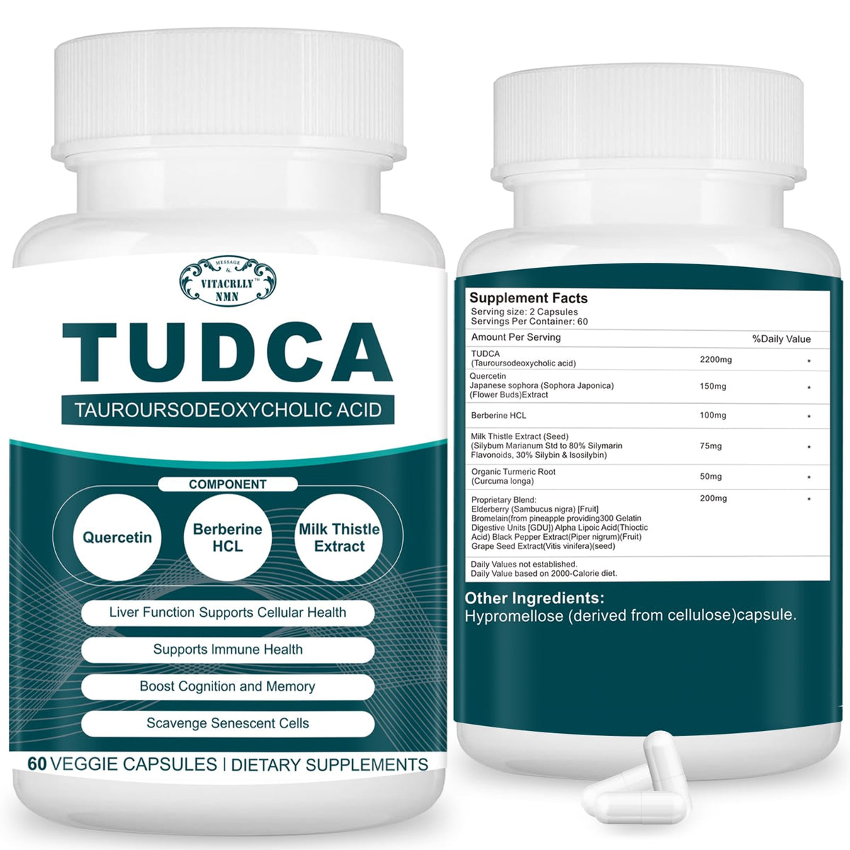 TUDCA liver support capsules