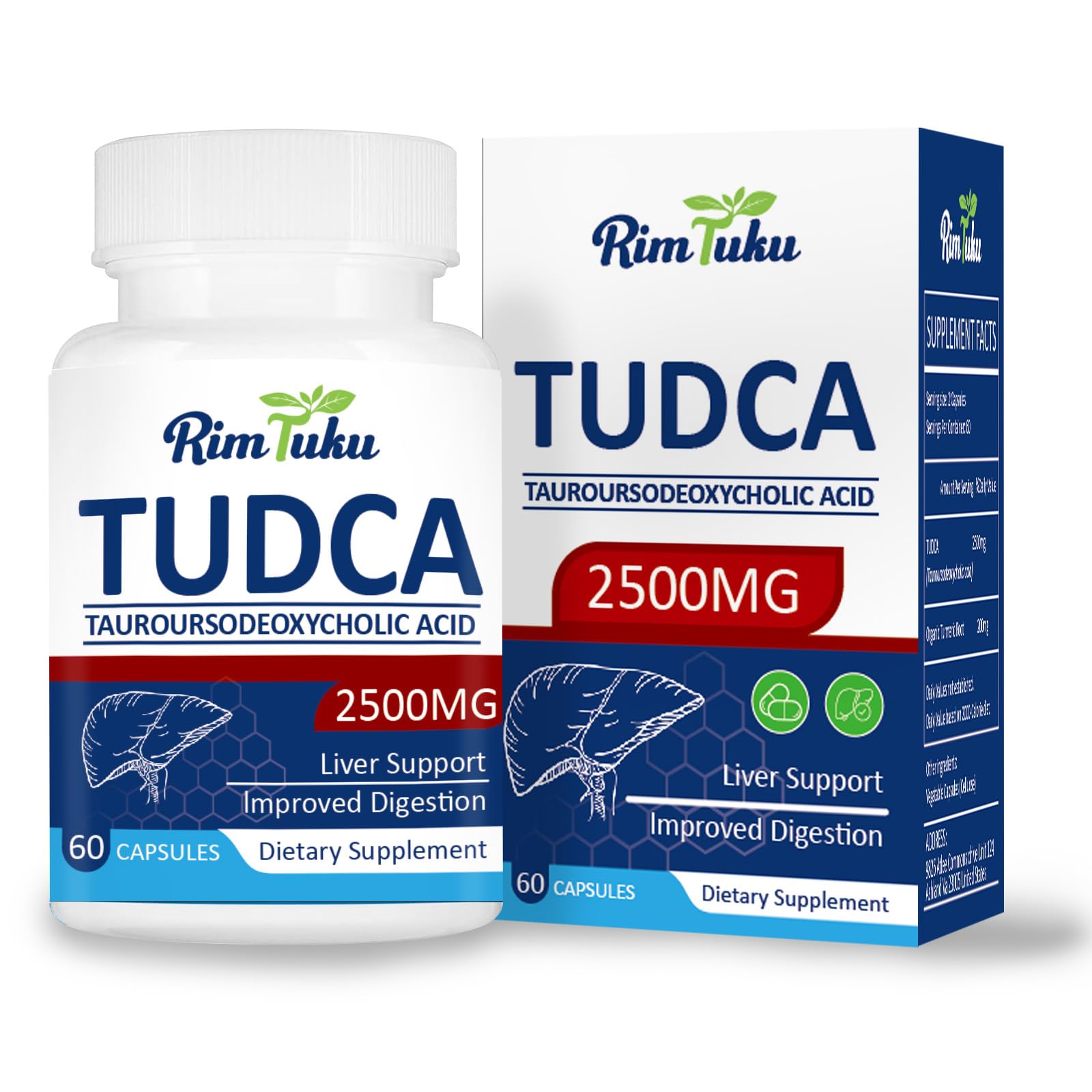 TUDCA liver support capsules