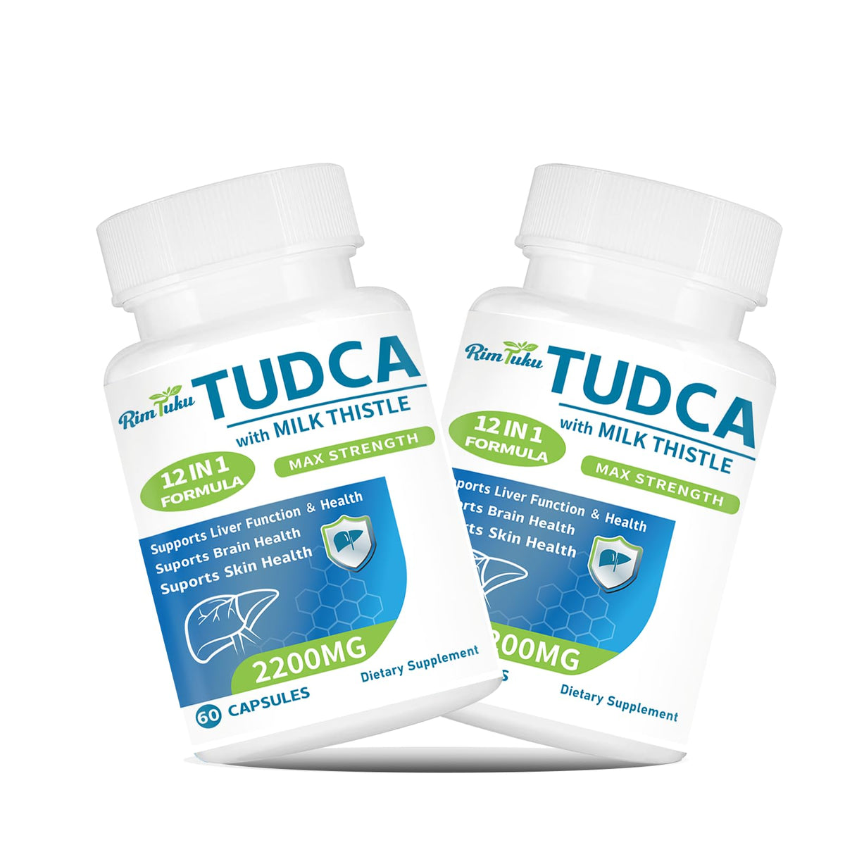 TUDCA milk thistle supplement capsules