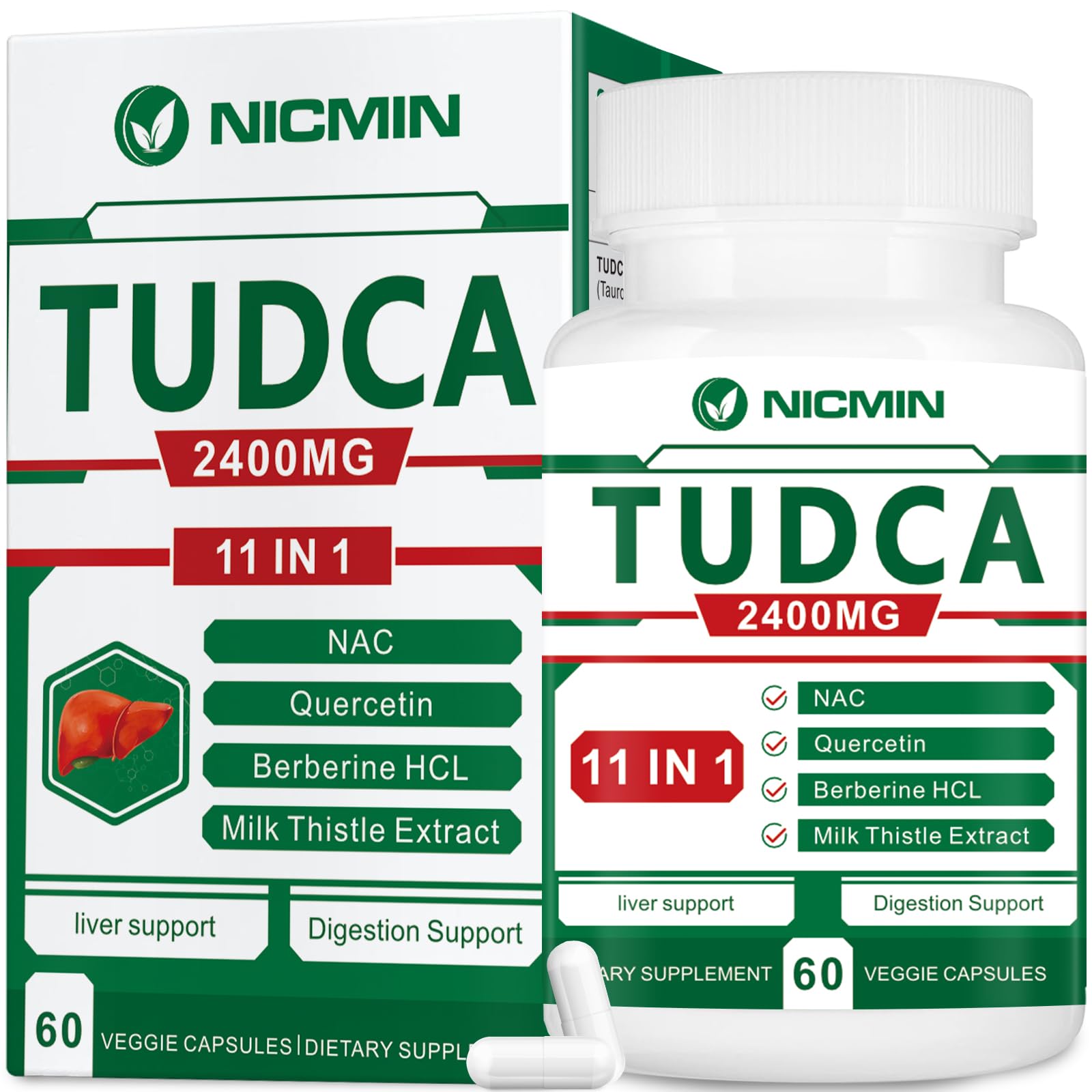 TUDCA multivitamins for daily health