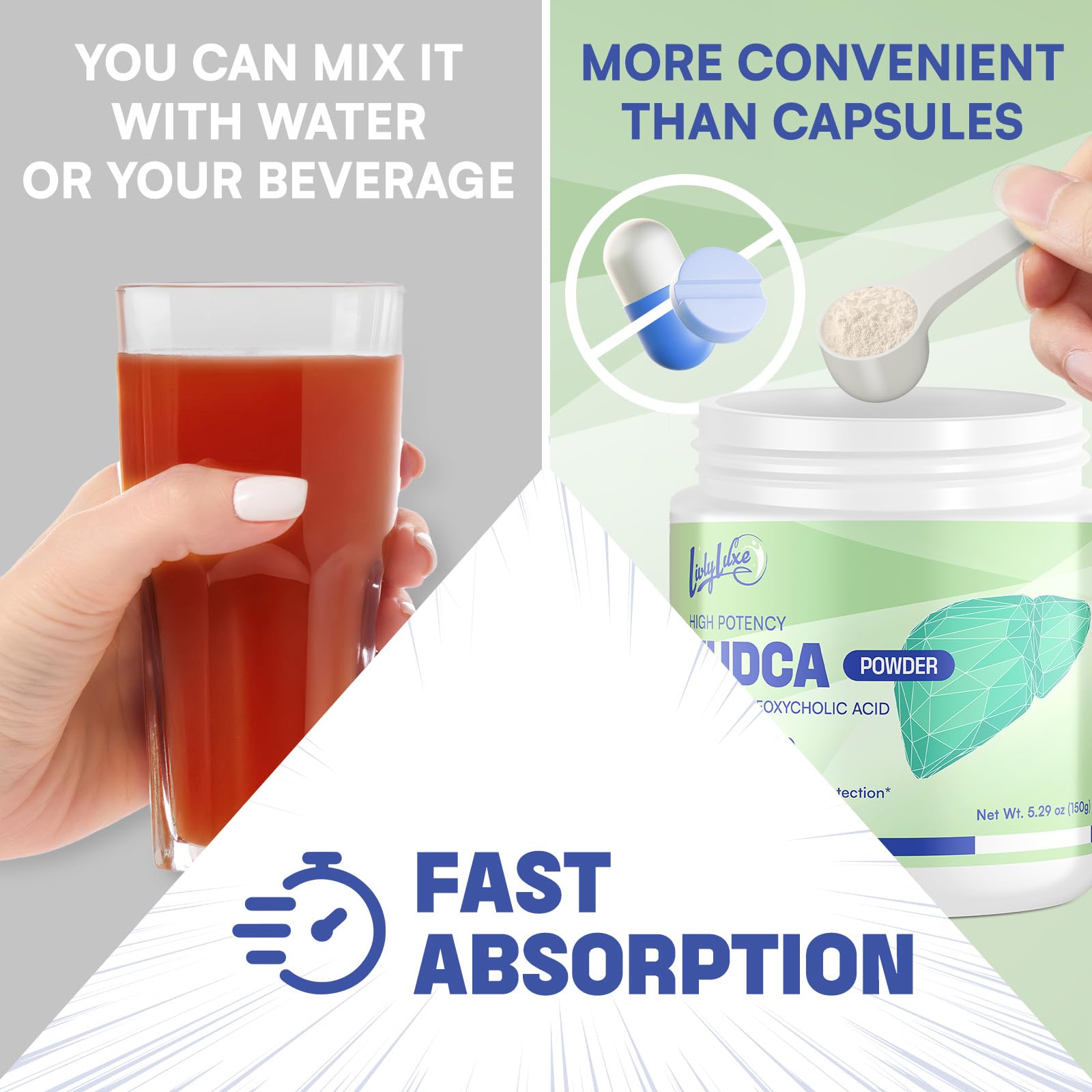 TUDCA powder for digestive support