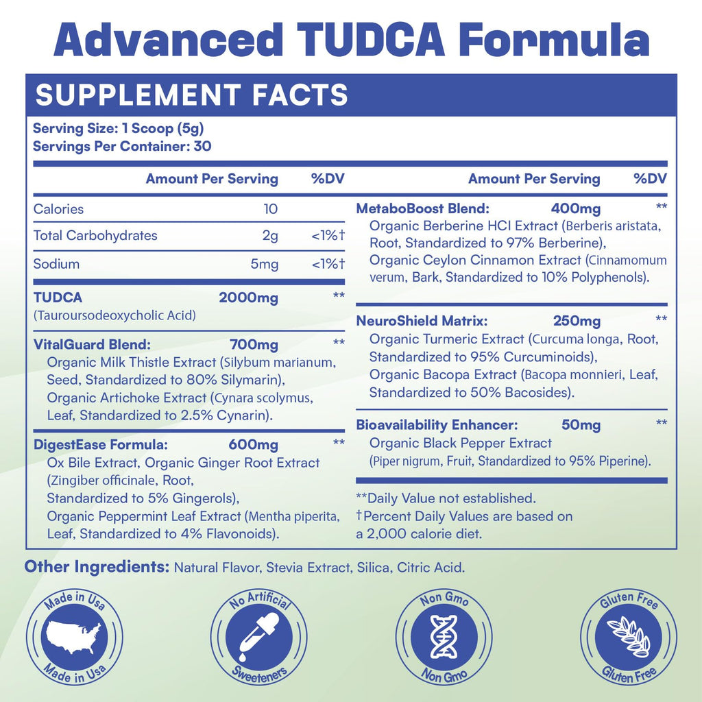 TUDCA powder for overall health boost