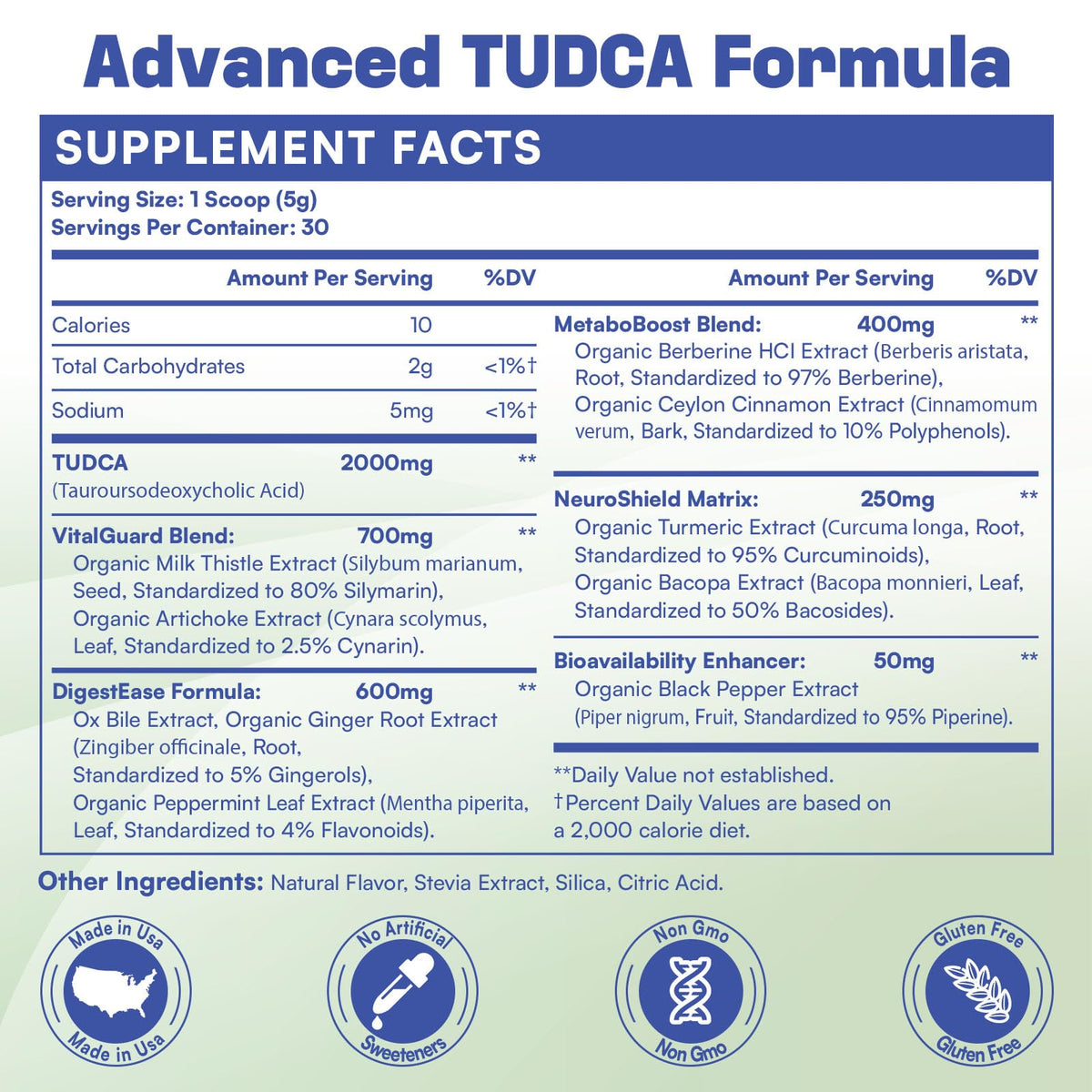 TUDCA powder for overall health boost