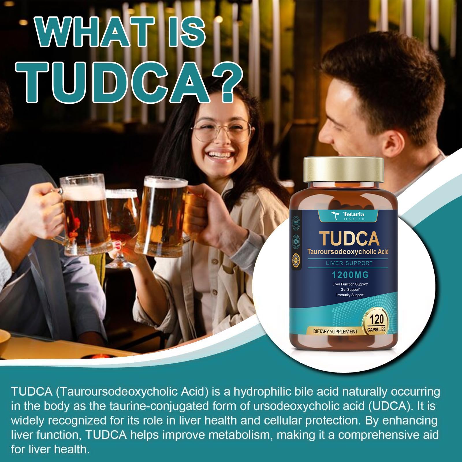 TUDCA supplement for overall health