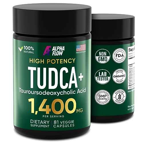 TUDCA supplement with milk thistle