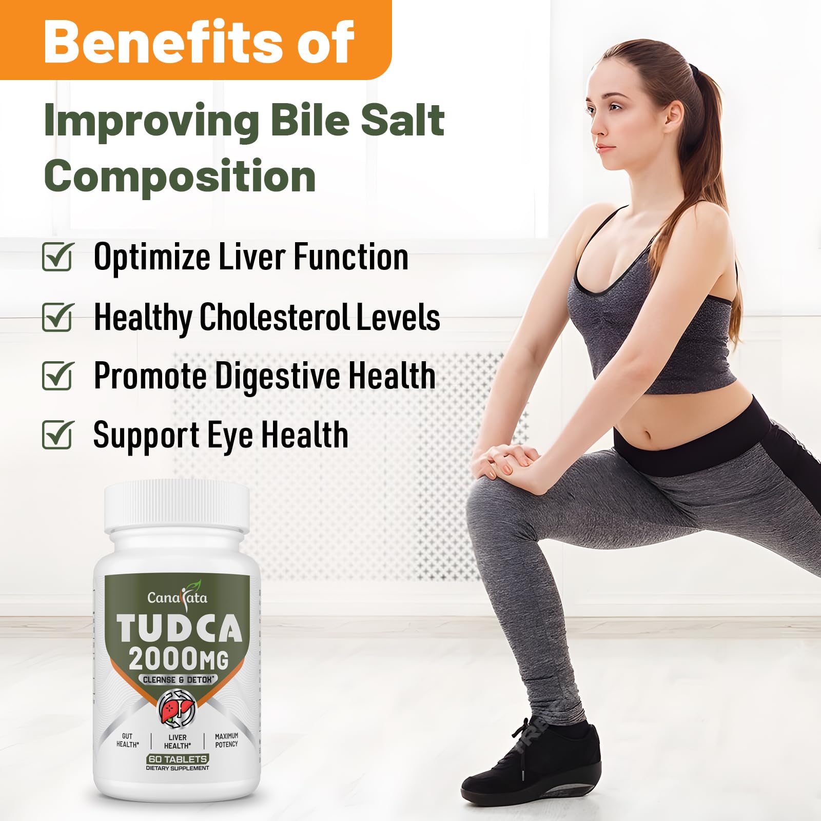 TUDCA supplements for improved digestion