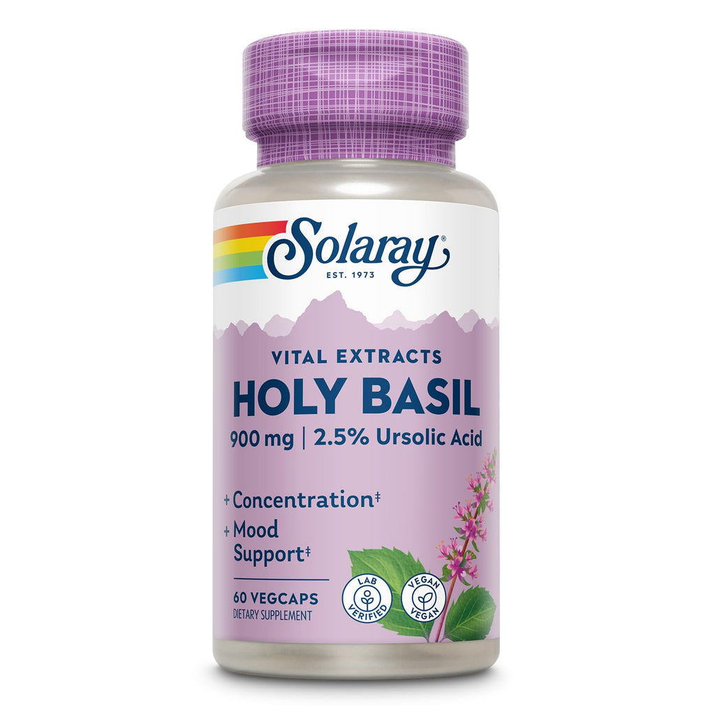 Tulsi adaptogen for enhanced focus