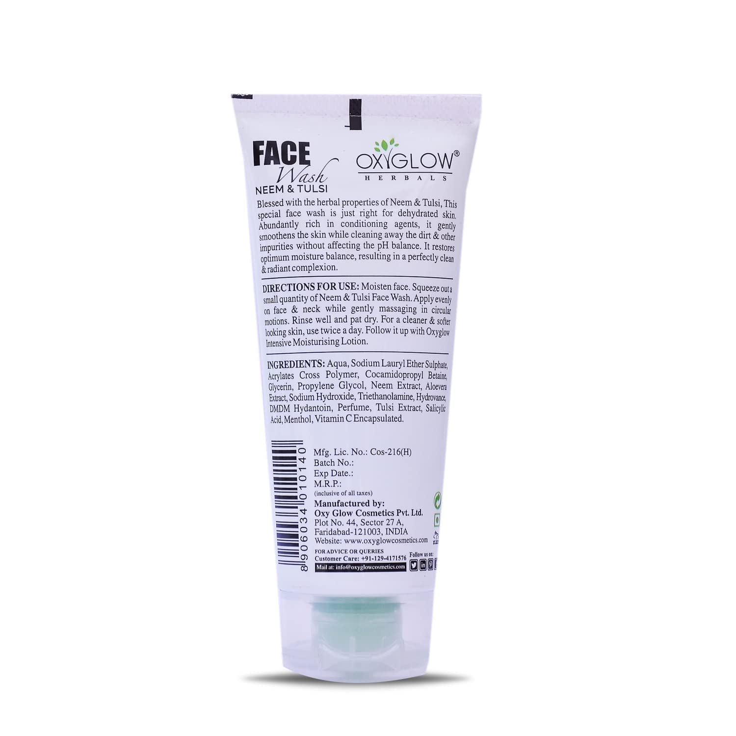 Tulsi and neem face wash for rejuvenation