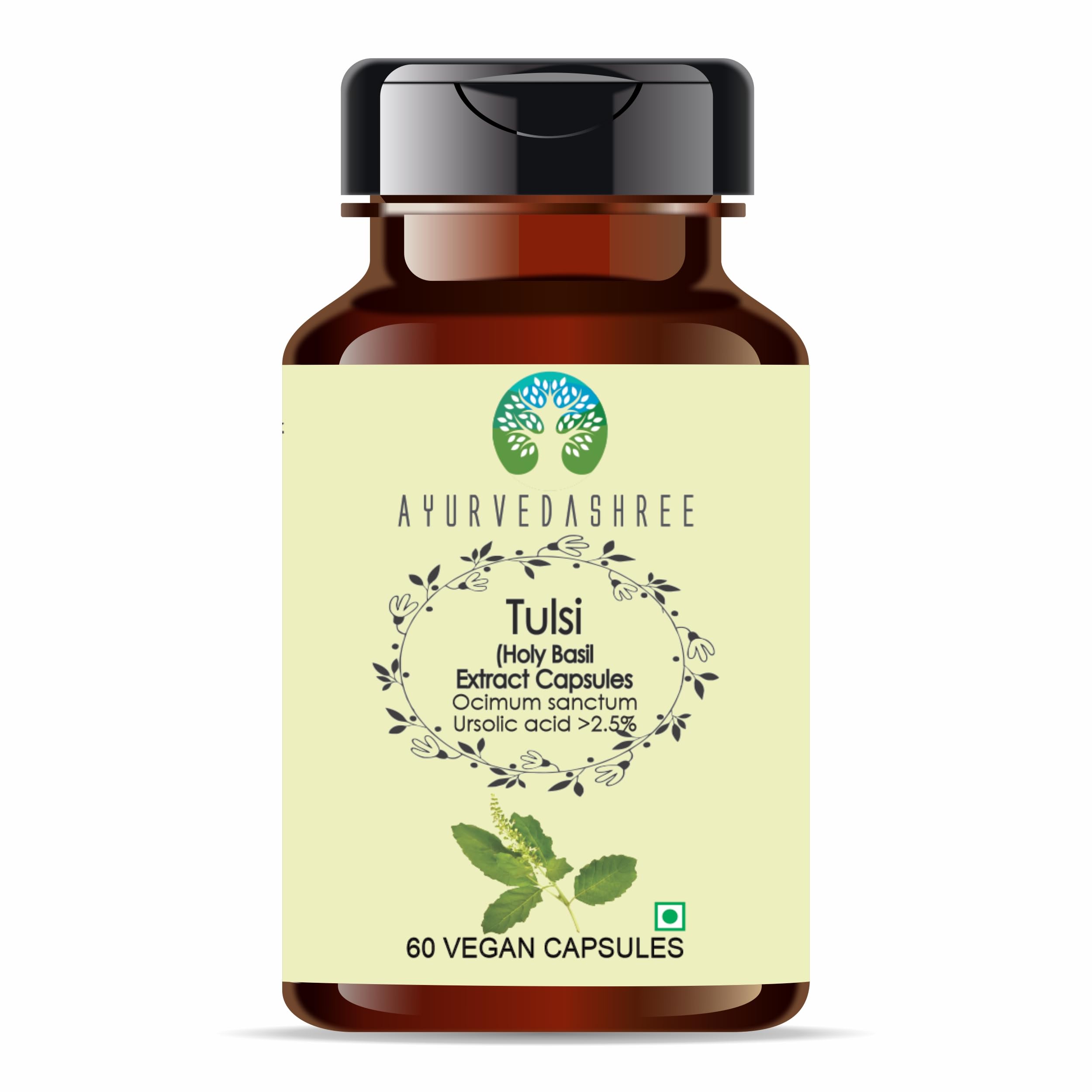 Tulsi extract vegetarian capsules benefits
