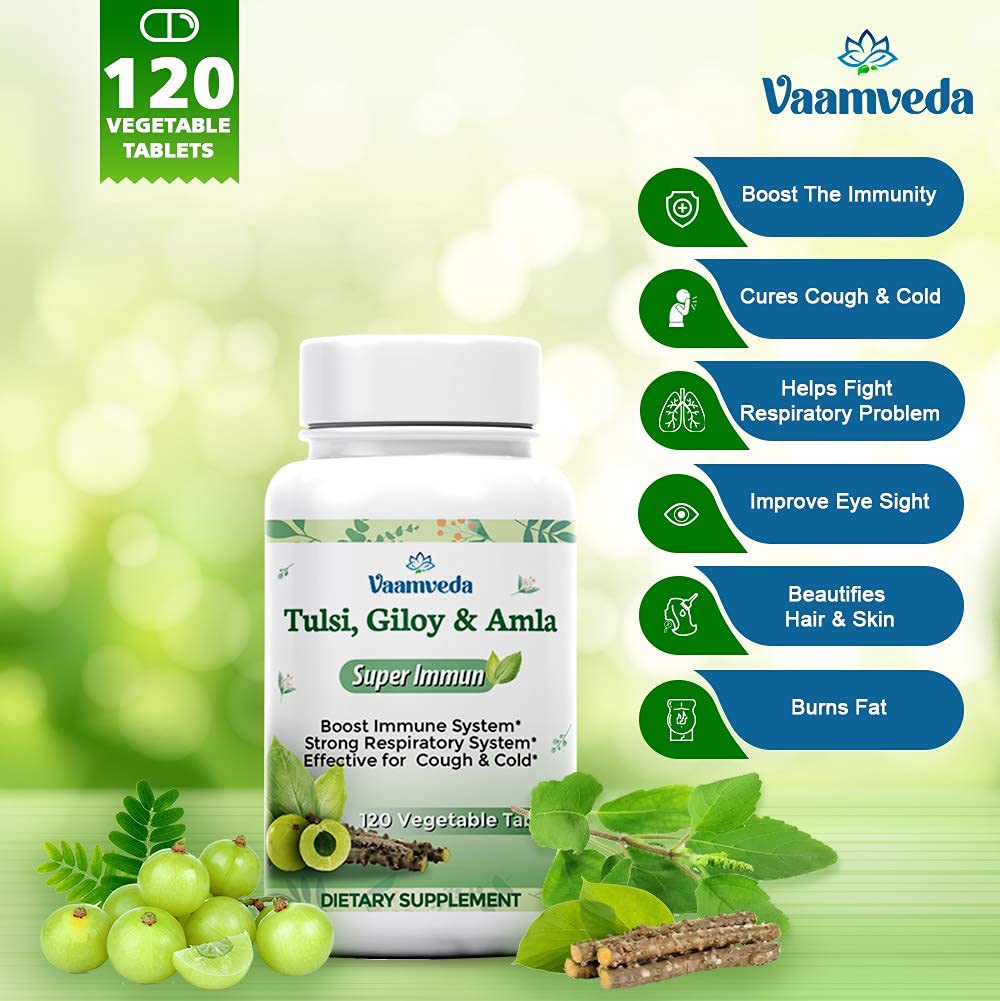 Tulsi Giloy Amla tablets for kids