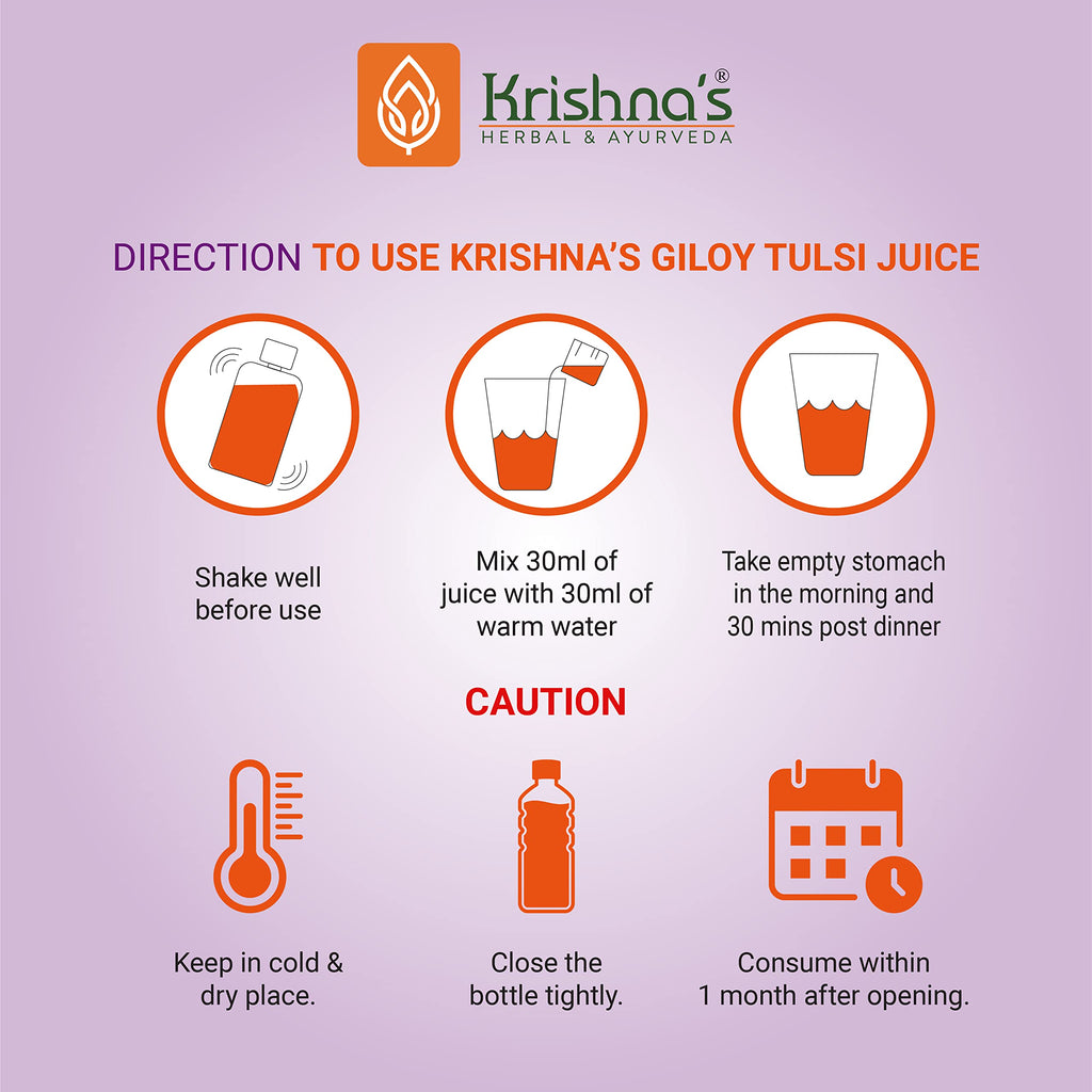 Tulsi Giloy juice for immune health