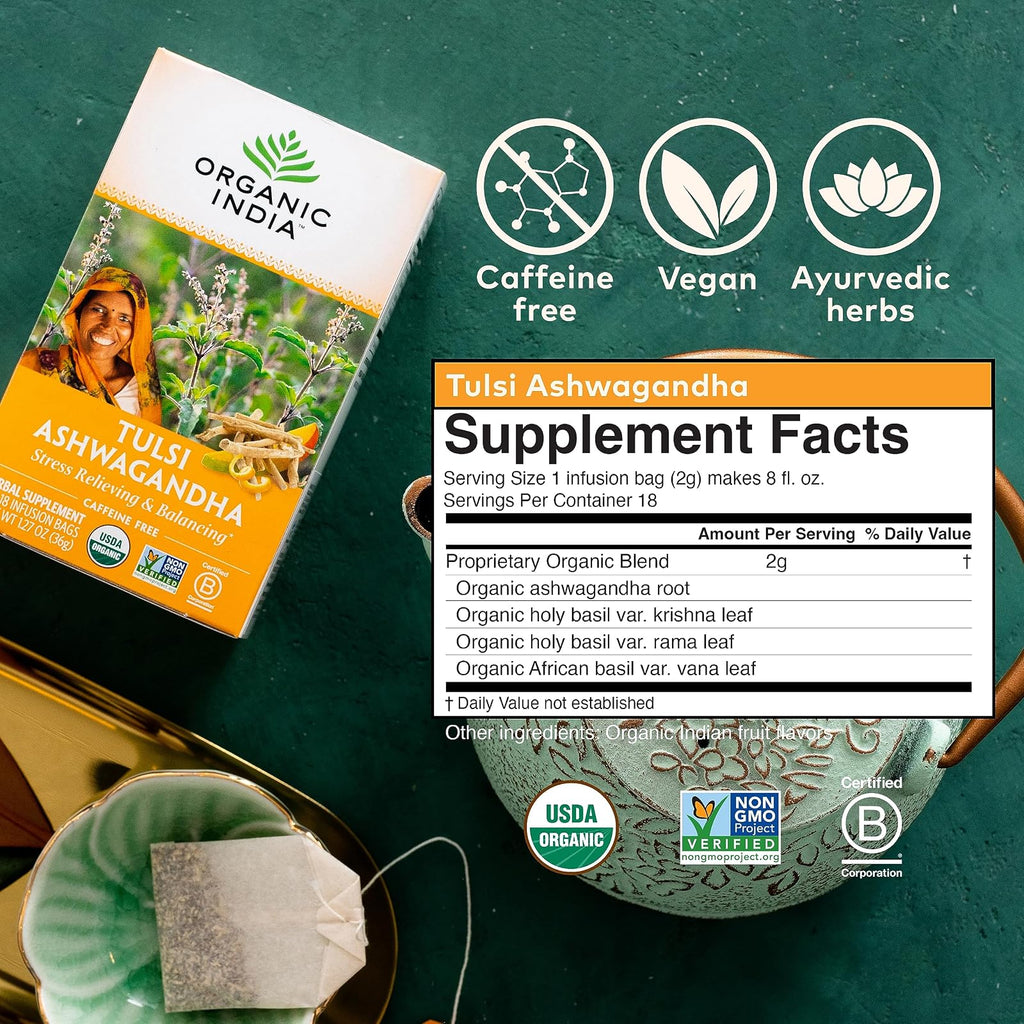 Tulsi herbal tea for daily tranquility