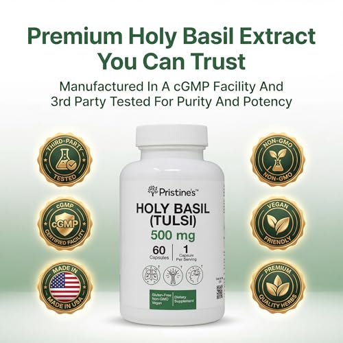 tulsi holy basil capsules for wellness