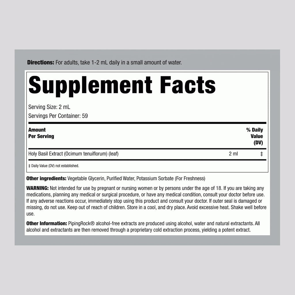Tulsi leaf extract for stress relief