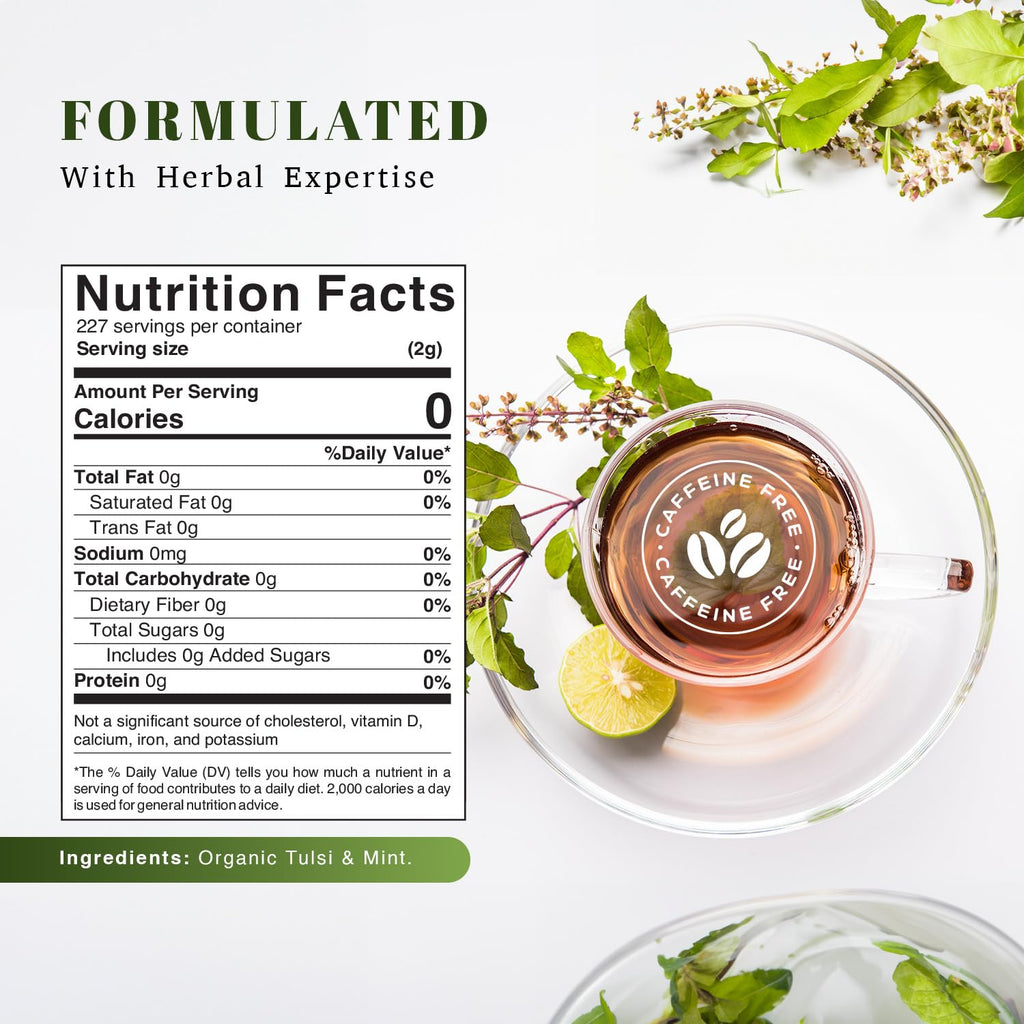 tulsi mint tea for digestive health