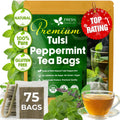 Tulsi peppermint herbal tea bags