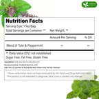 Tulsi peppermint tea for wellness