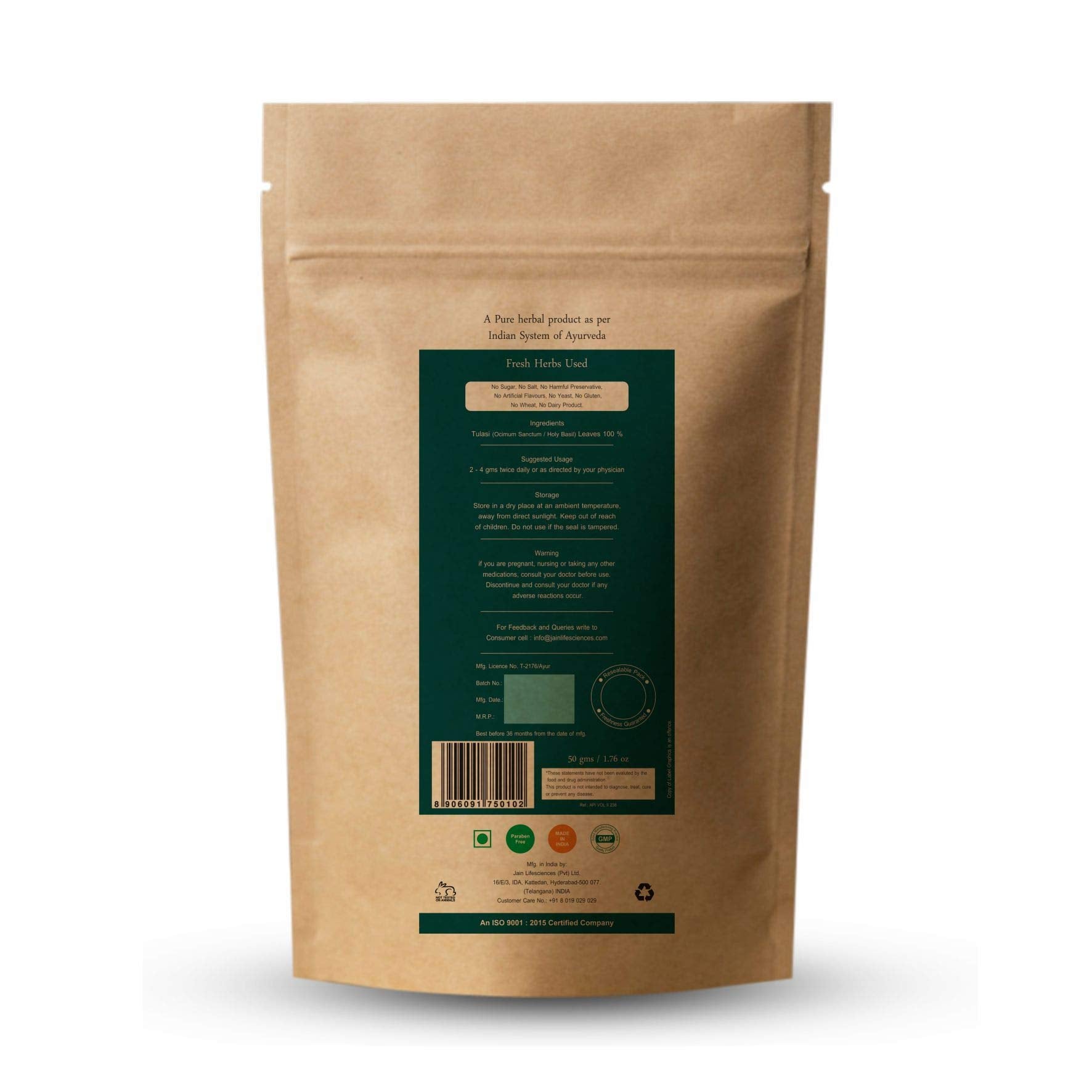 Tulsi powder for immune support
