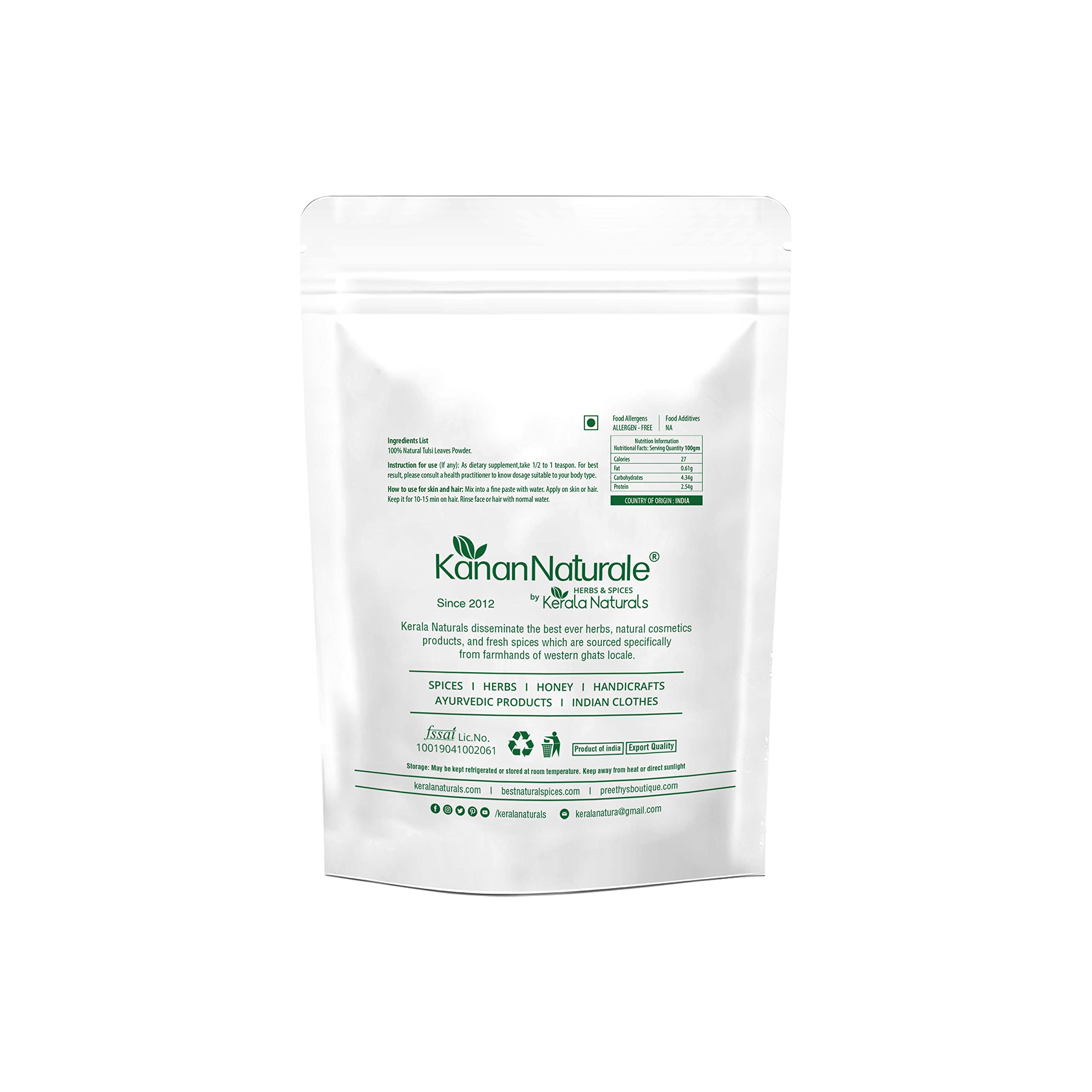 tulsi powder for immune support