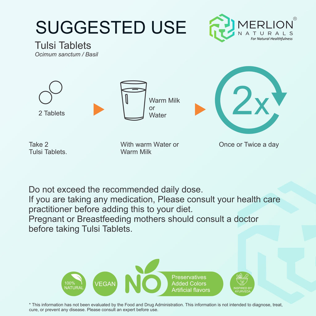 Tulsi tablets for digestive health