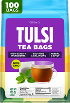 Tulsi tea bags for relaxation