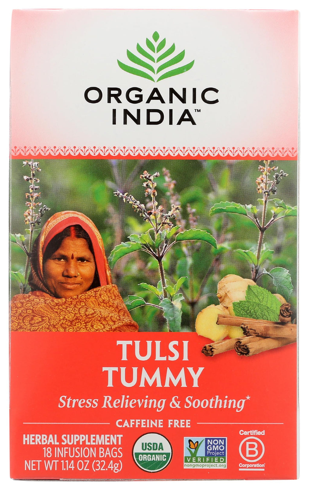 Tulsi tummy tea with herbs