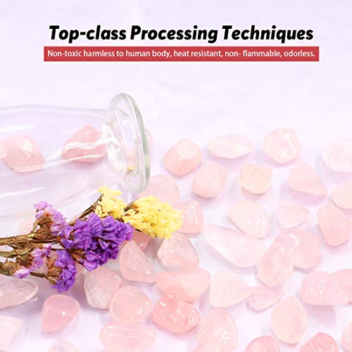 tumbled rose quartz for home decor