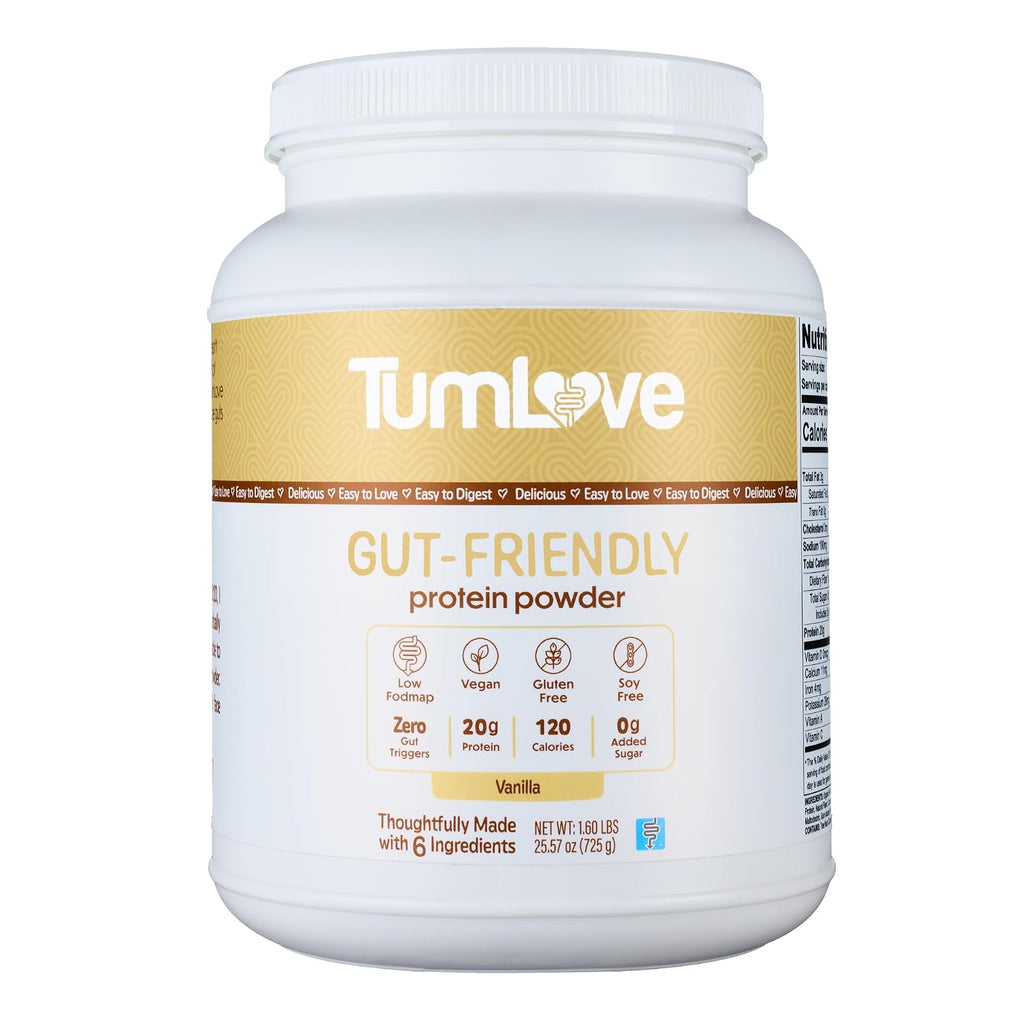 TumLove vegan protein powder vanilla flavour