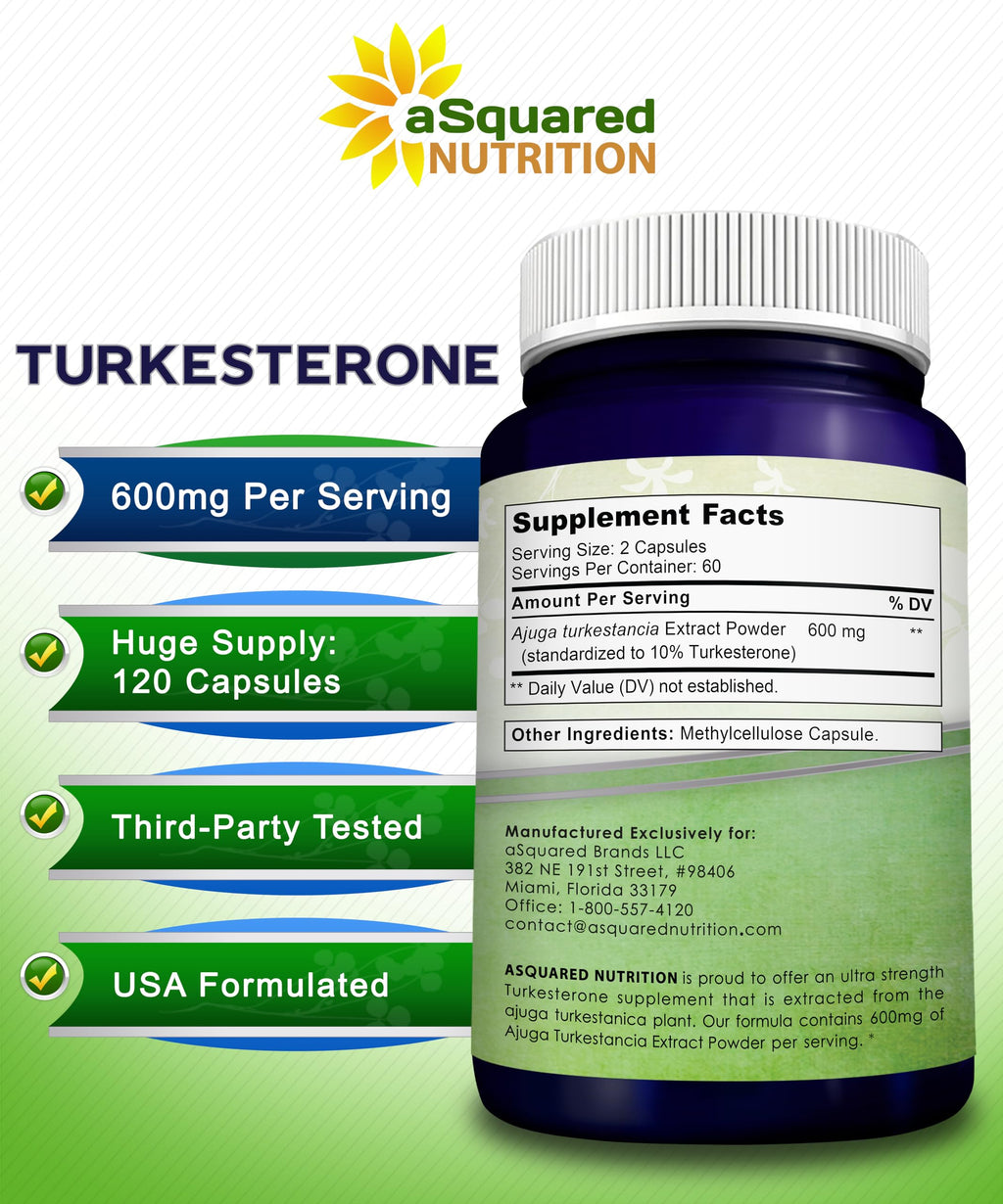 Turkesterone capsules for immune support