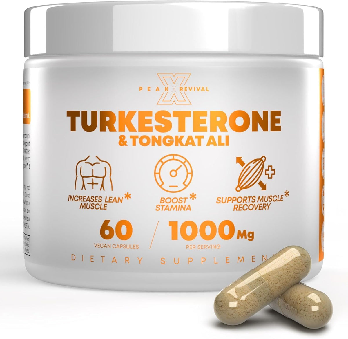 Turkesterone capsules for muscle growth