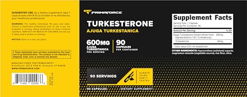Turkesterone for healthy metabolism