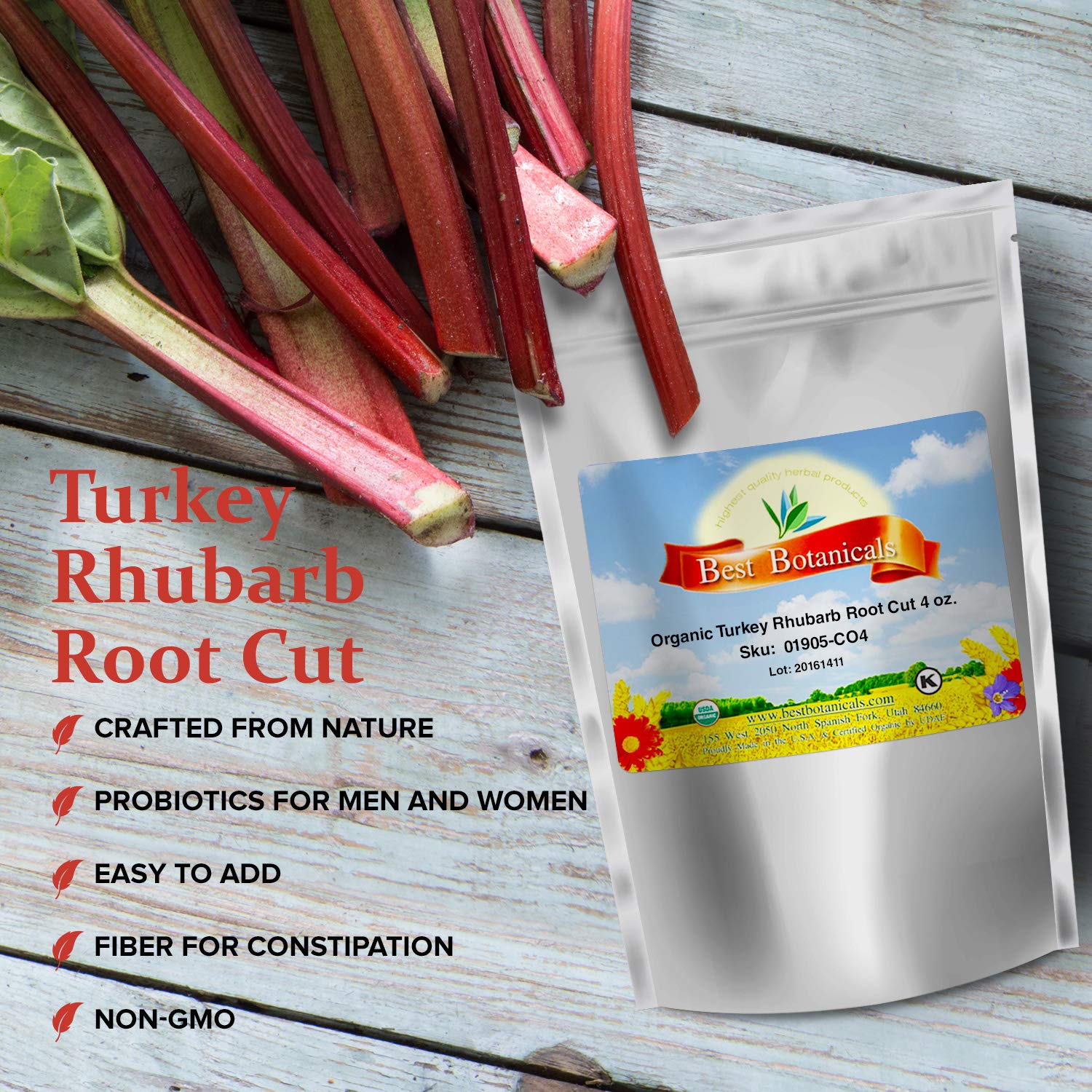 Turkey rhubarb root cut benefits