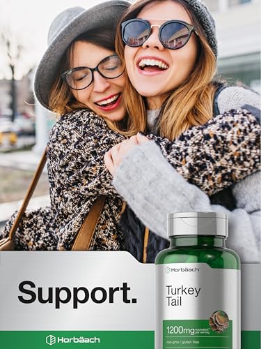 Turkey Tail capsules for digestive health