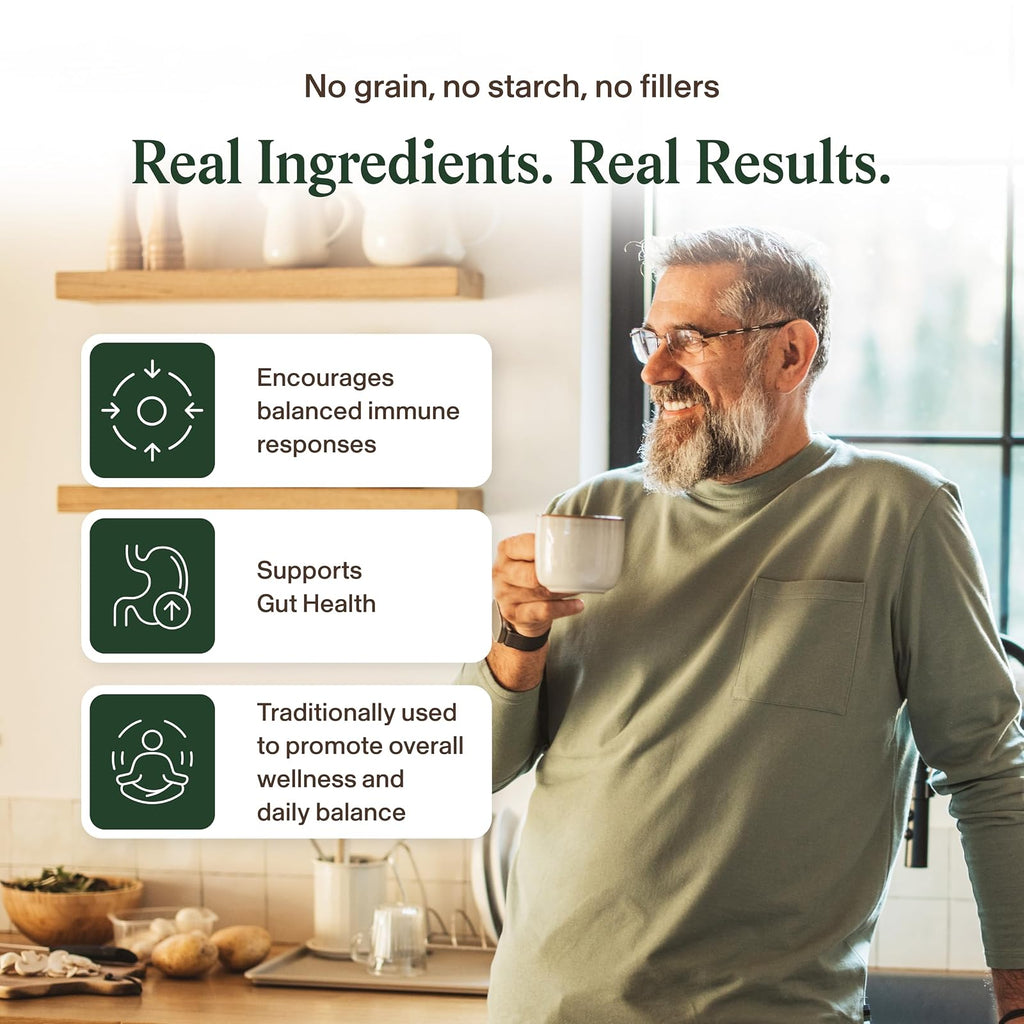 Turkey Tail capsules for digestive health