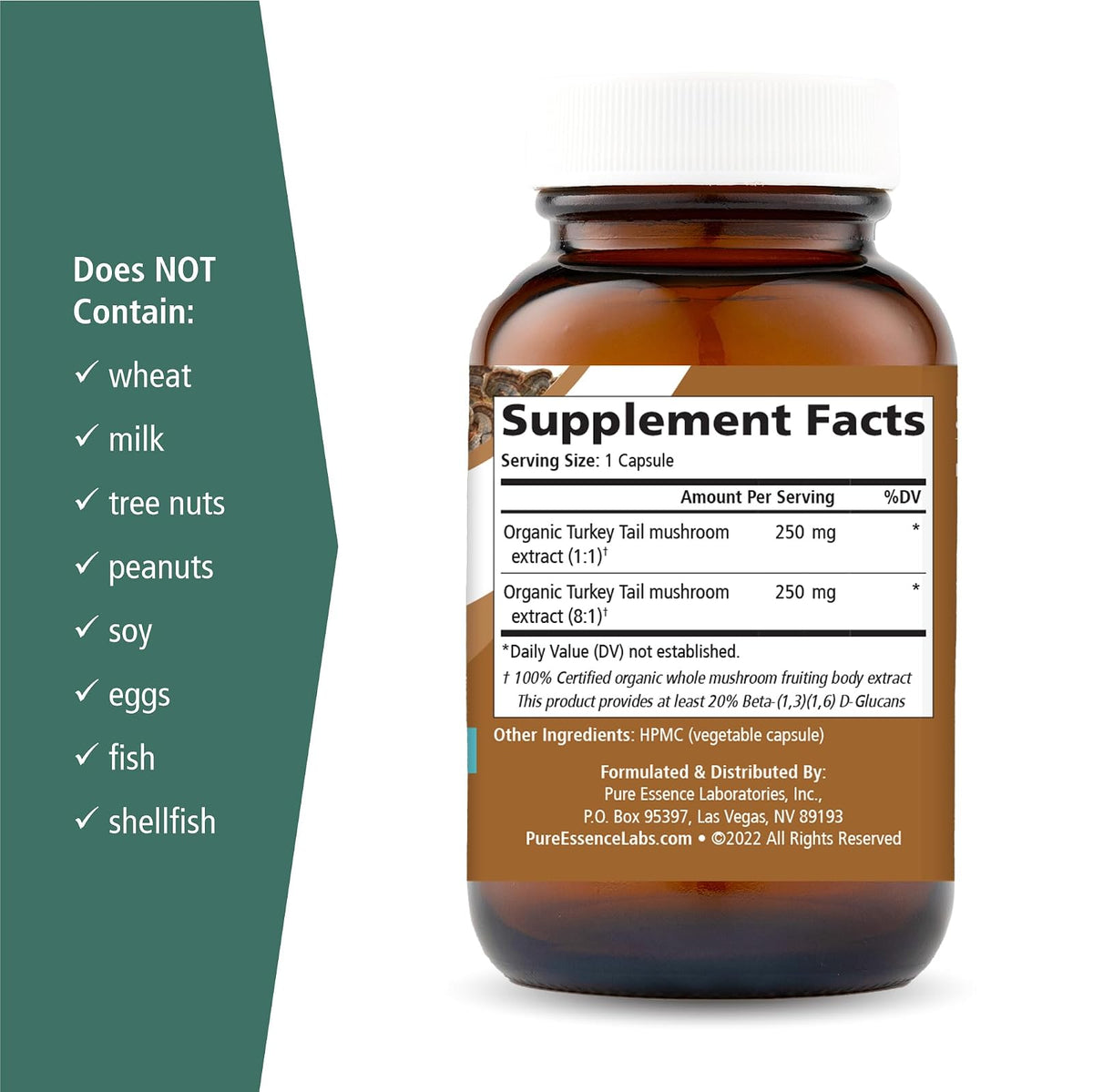 turkey tail capsules for immune support