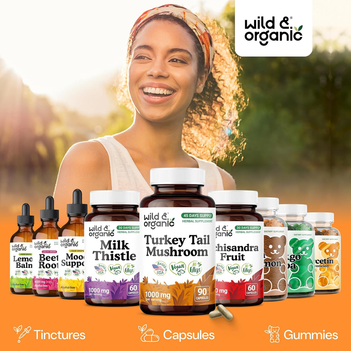 turkey tail capsules for vitality