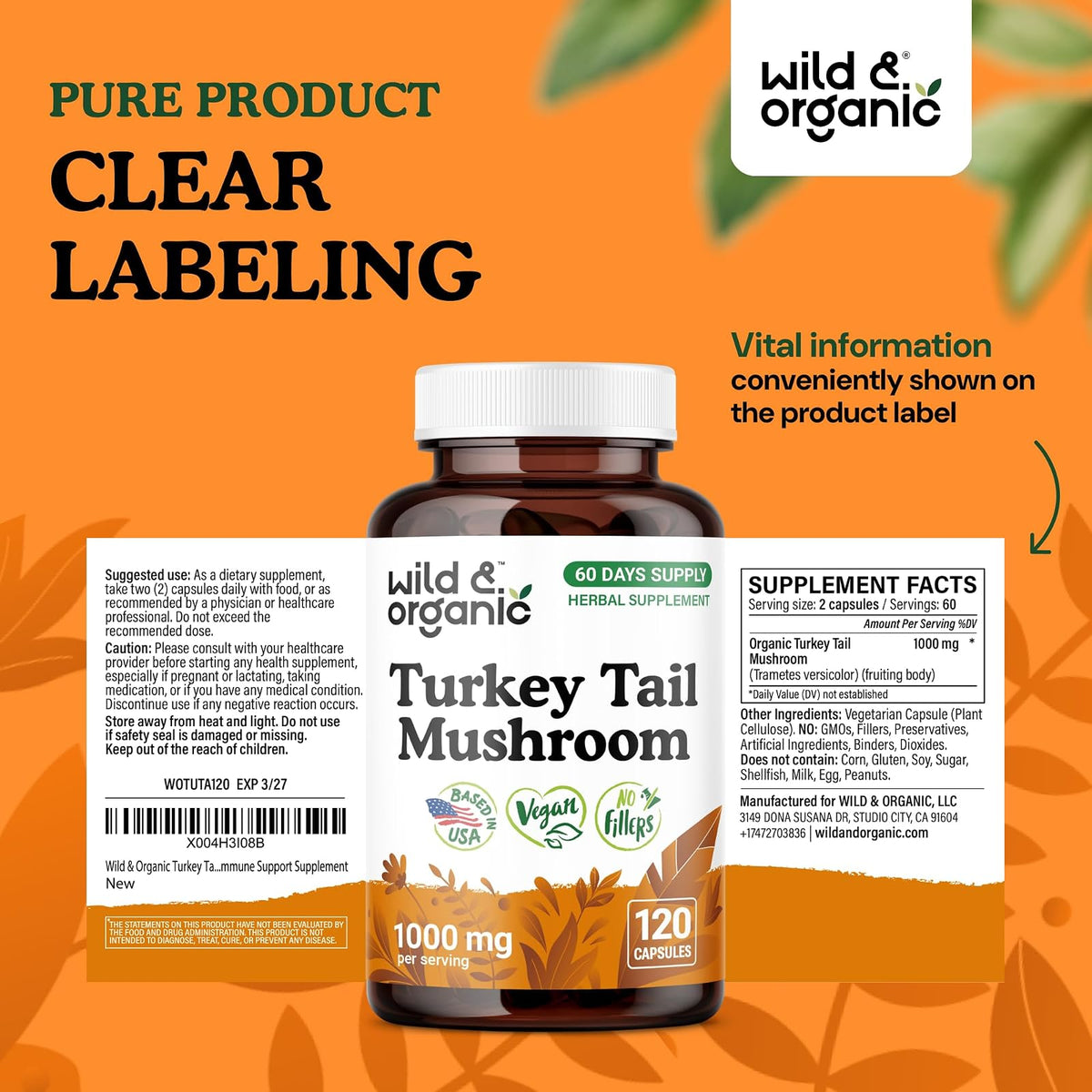turkey tail capsules for wellness