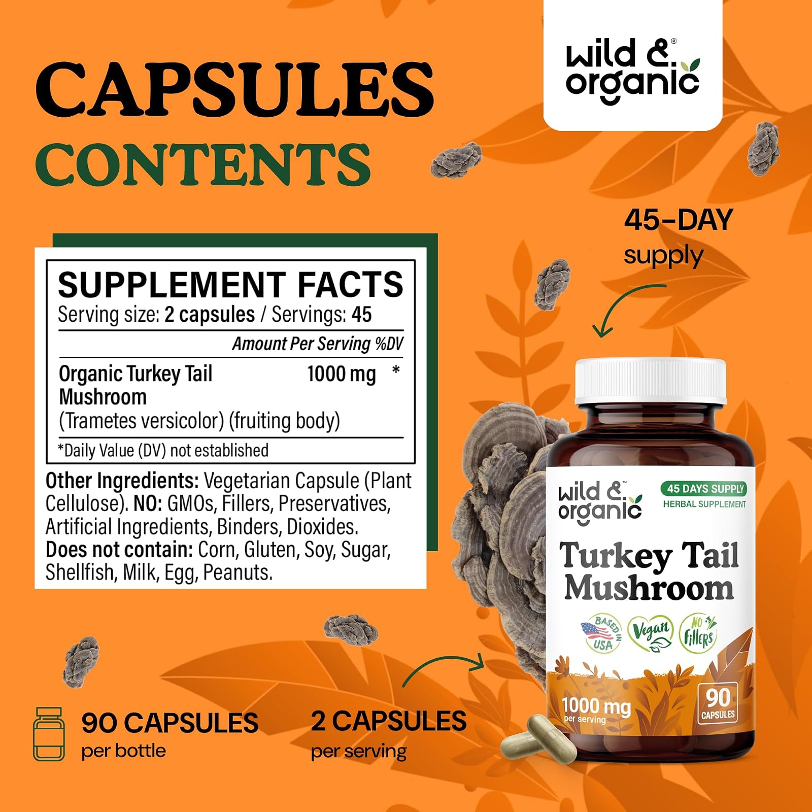 turkey tail immune support supplement