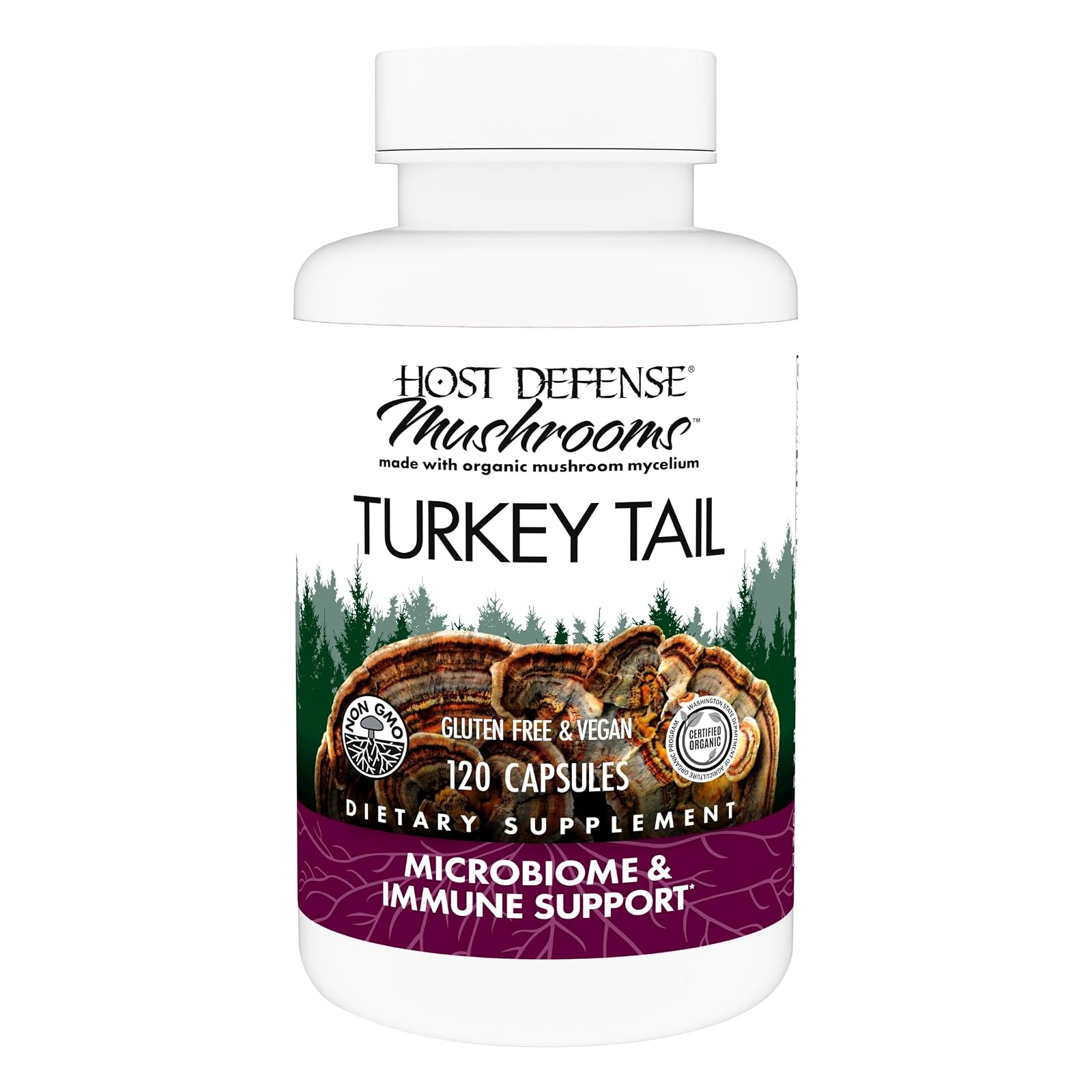 turkey tail mushroom capsules for immunity