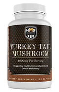 Turkey Tail mushroom capsules for immunity