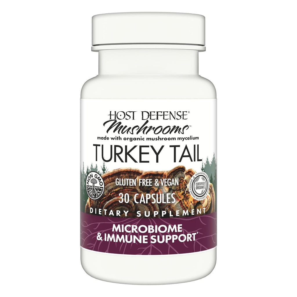 turkey tail mushroom capsules for immunity