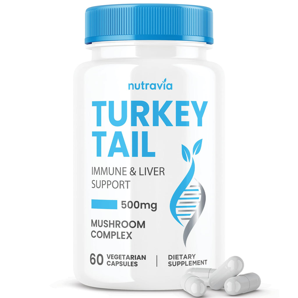 Turkey Tail mushroom capsules for immunity