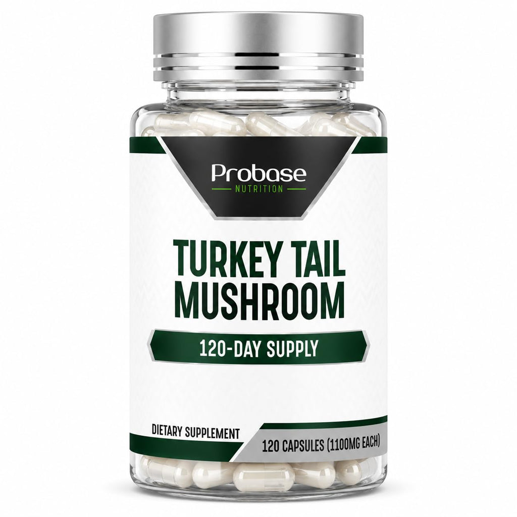 Turkey Tail mushroom capsules for immunity