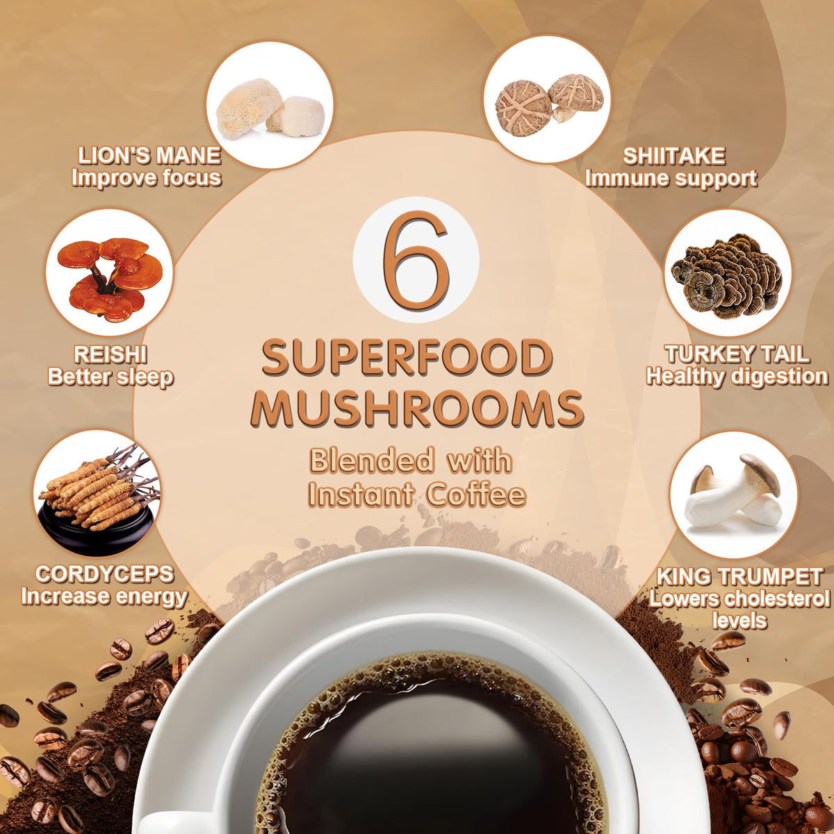 turkey tail mushroom coffee benefits